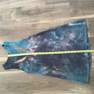Akiko | Tops | Akiko Silk Tie Dye Racerback Tank Top Small | Poshmark
